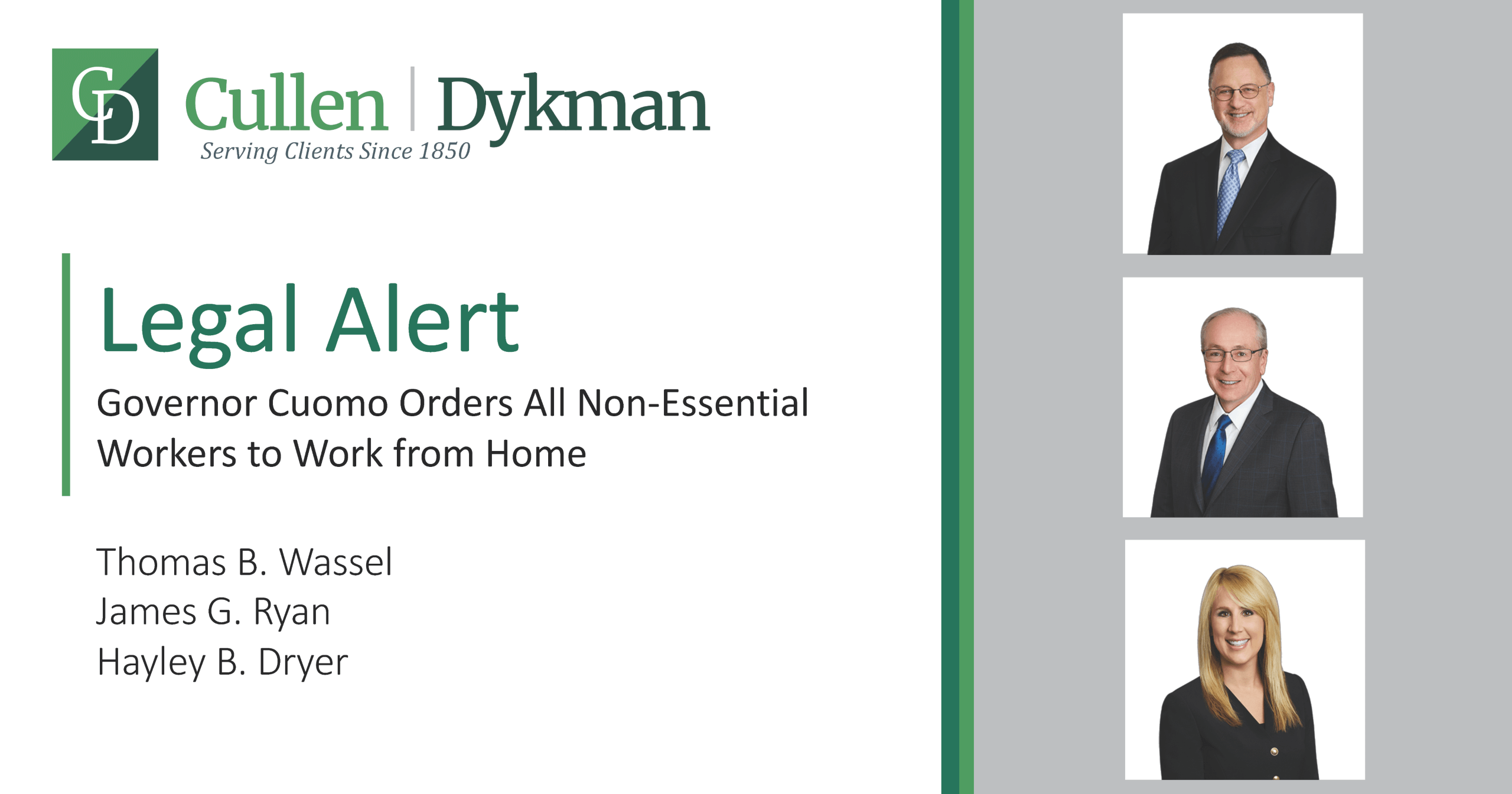 Governor Cuomo Orders All Non-Essential Workers to Work from Home ...