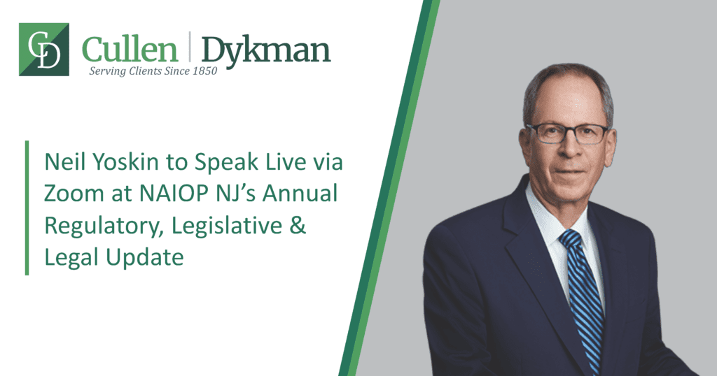 Neil Yoskin to Speak Live via Zoom at NAIOP NJ’s Annual Regulatory ...