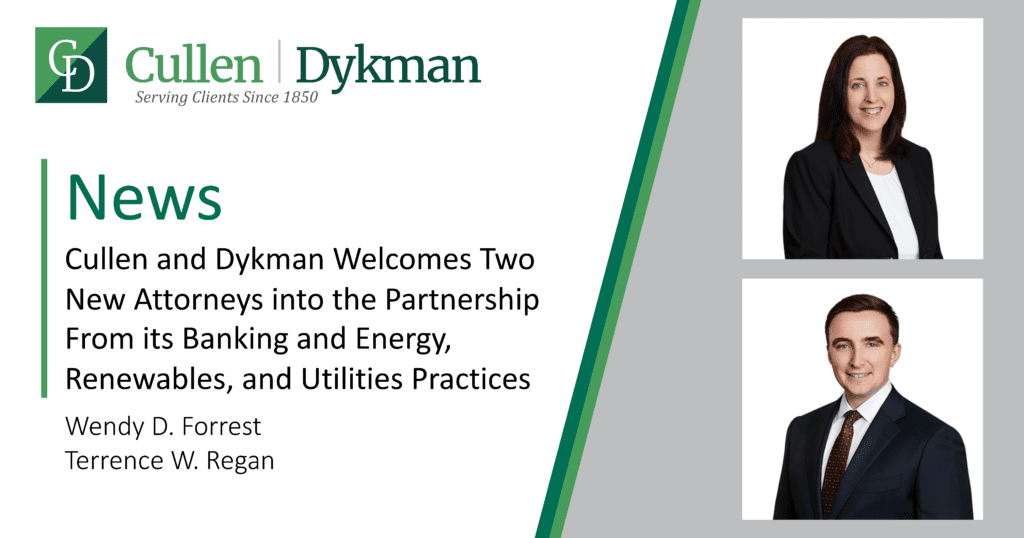 Cullen and Dykman Welcomes Two New Attorneys into the Partnership From ...