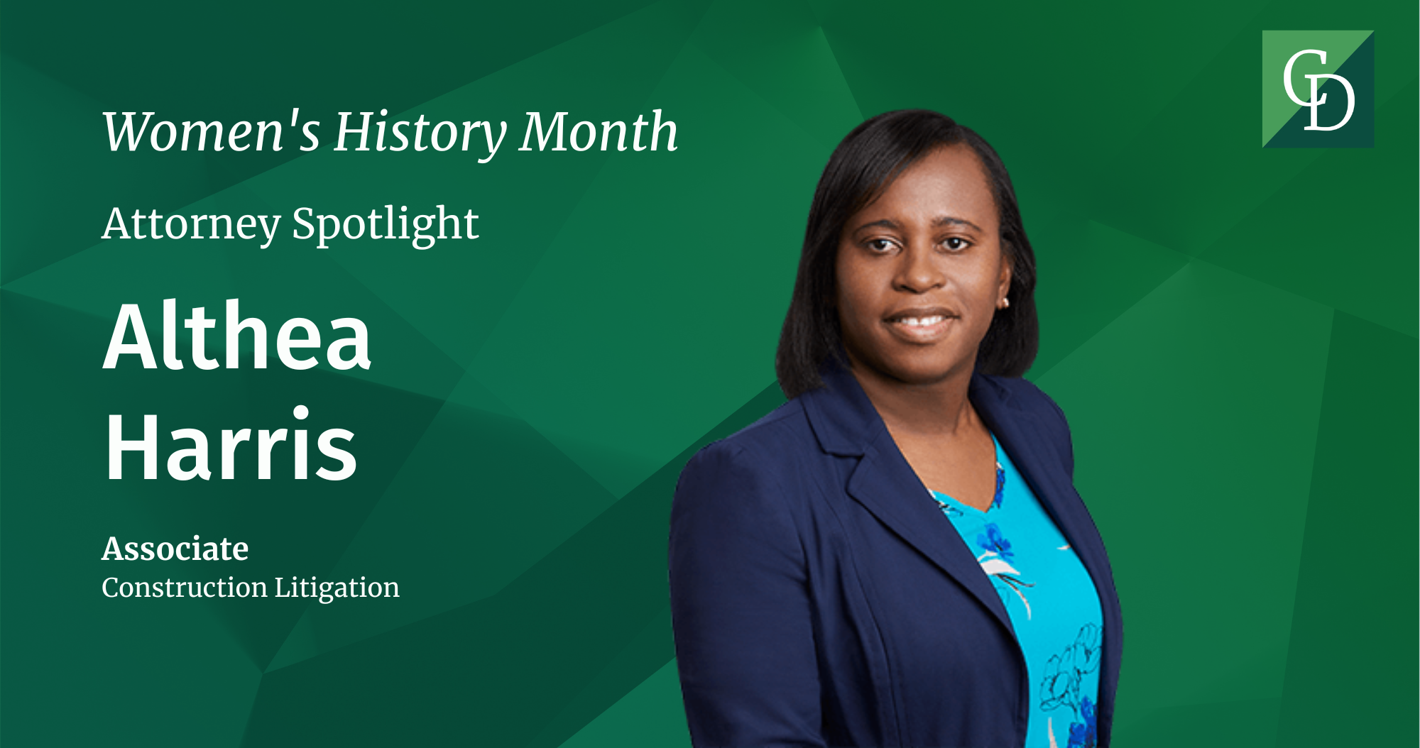 Women's History Month Attorney Spotlight: Althea Harris - Cullen and ...