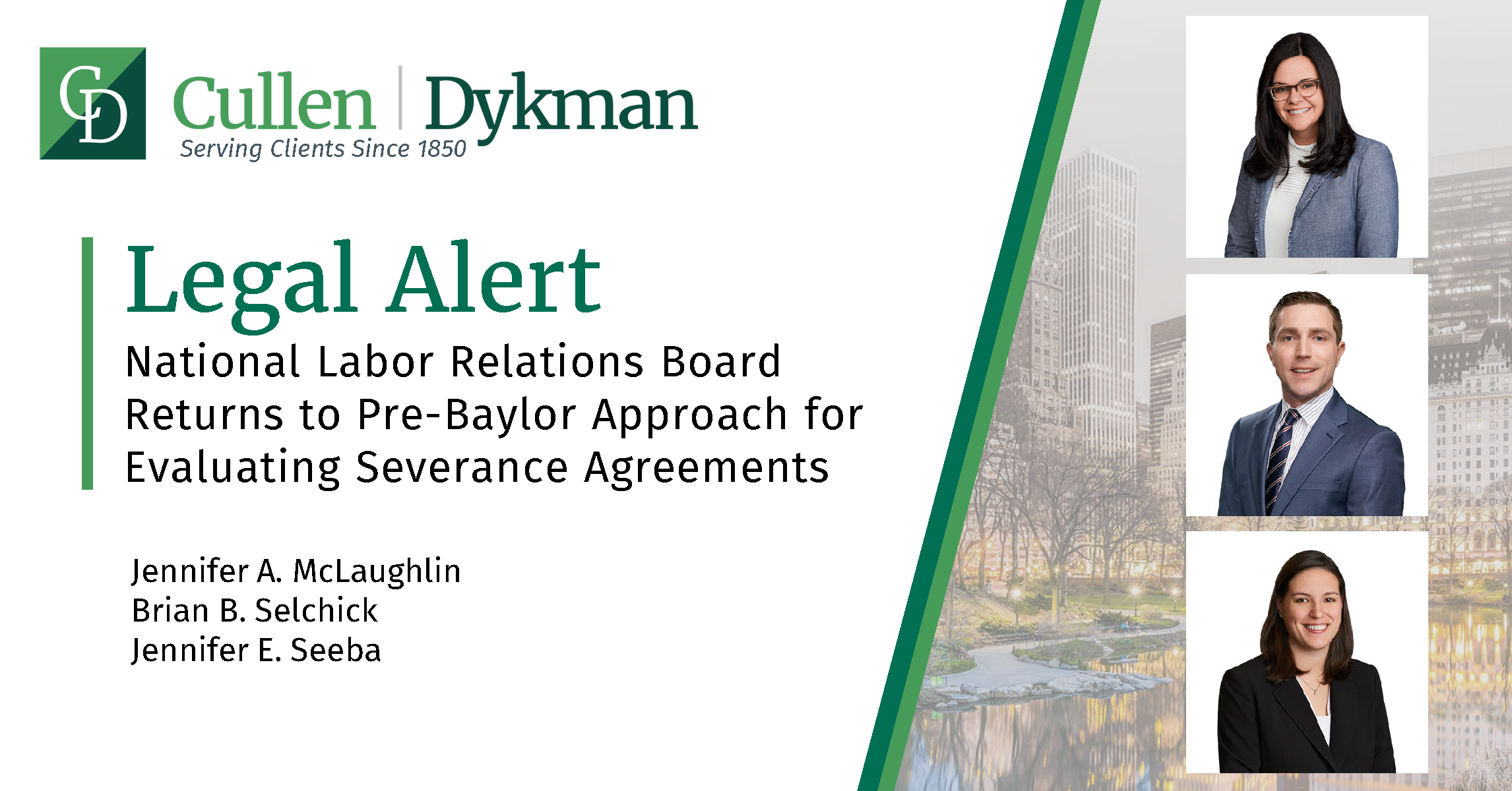 National Labor Relations Board Returns to Pre-Baylor Approach for ...