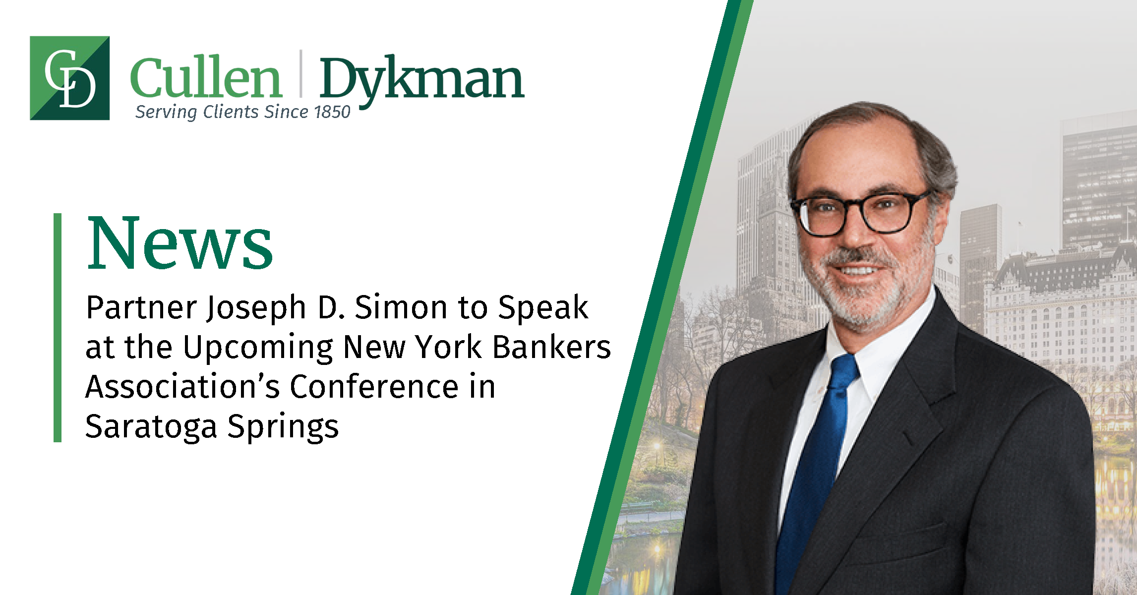 Partner Joseph D. Simon to Speak at the Upcoming New York Bankers ...