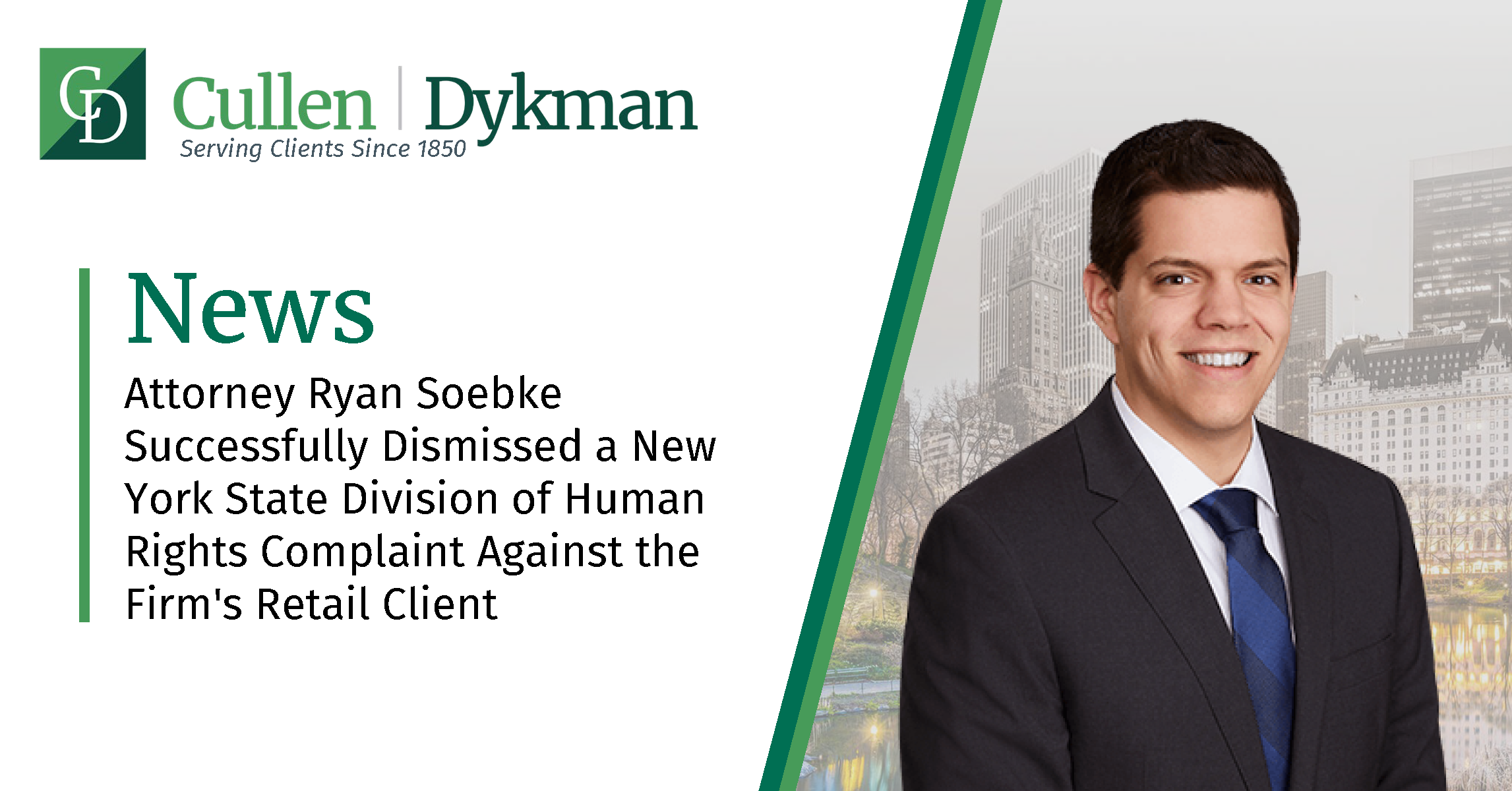 Attorney Ryan Soebke Successfully Dismissed a New York State Division ...
