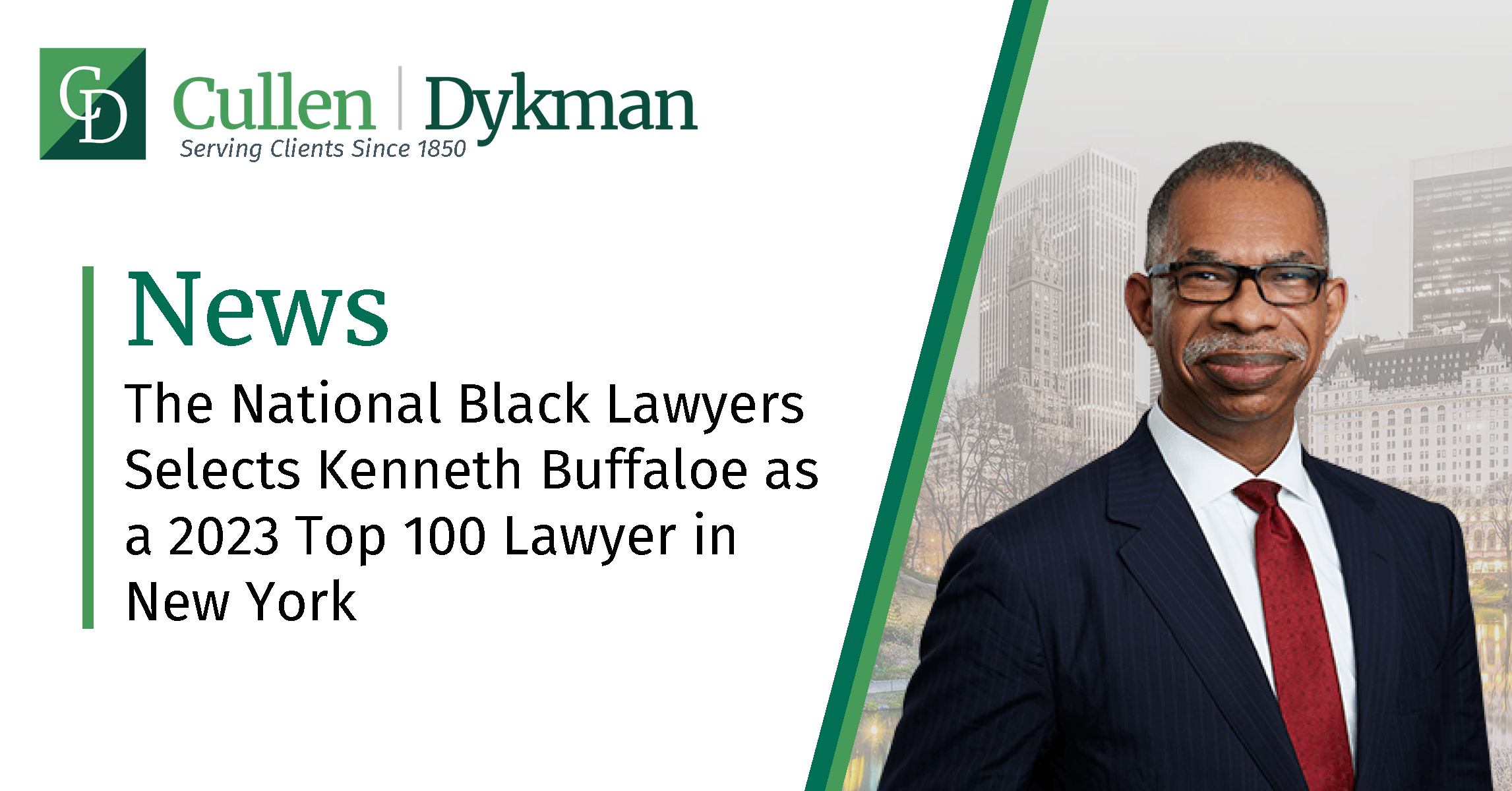 The National Black Lawyers Selects Kenneth Buffaloe as a 2023 Top 100 ...