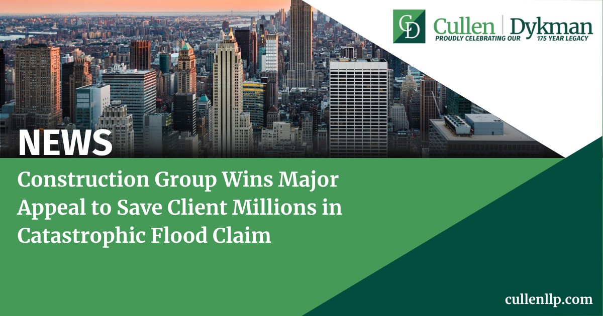 Construction Group Wins Major Appeal to Save Client Millions in ...